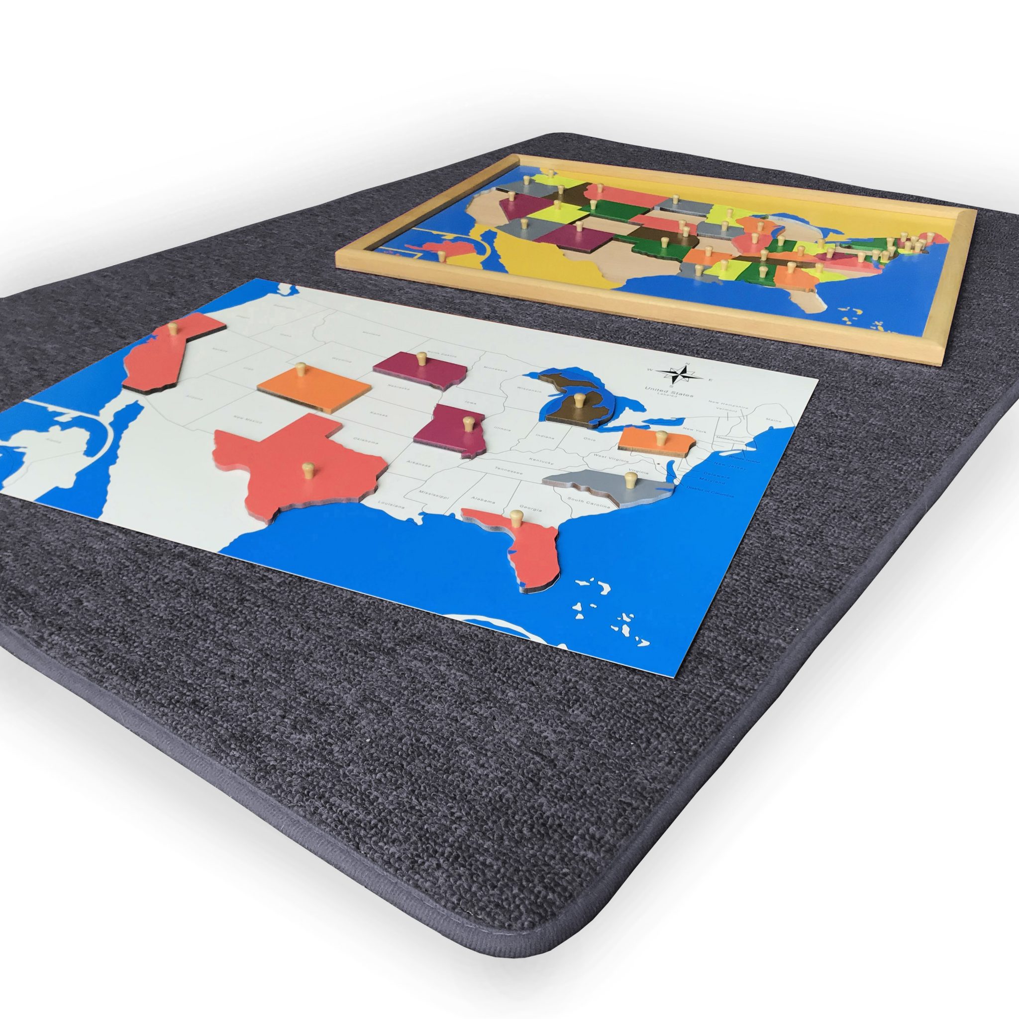 Big Grey Carpet - Childrens House provides a work space for the child