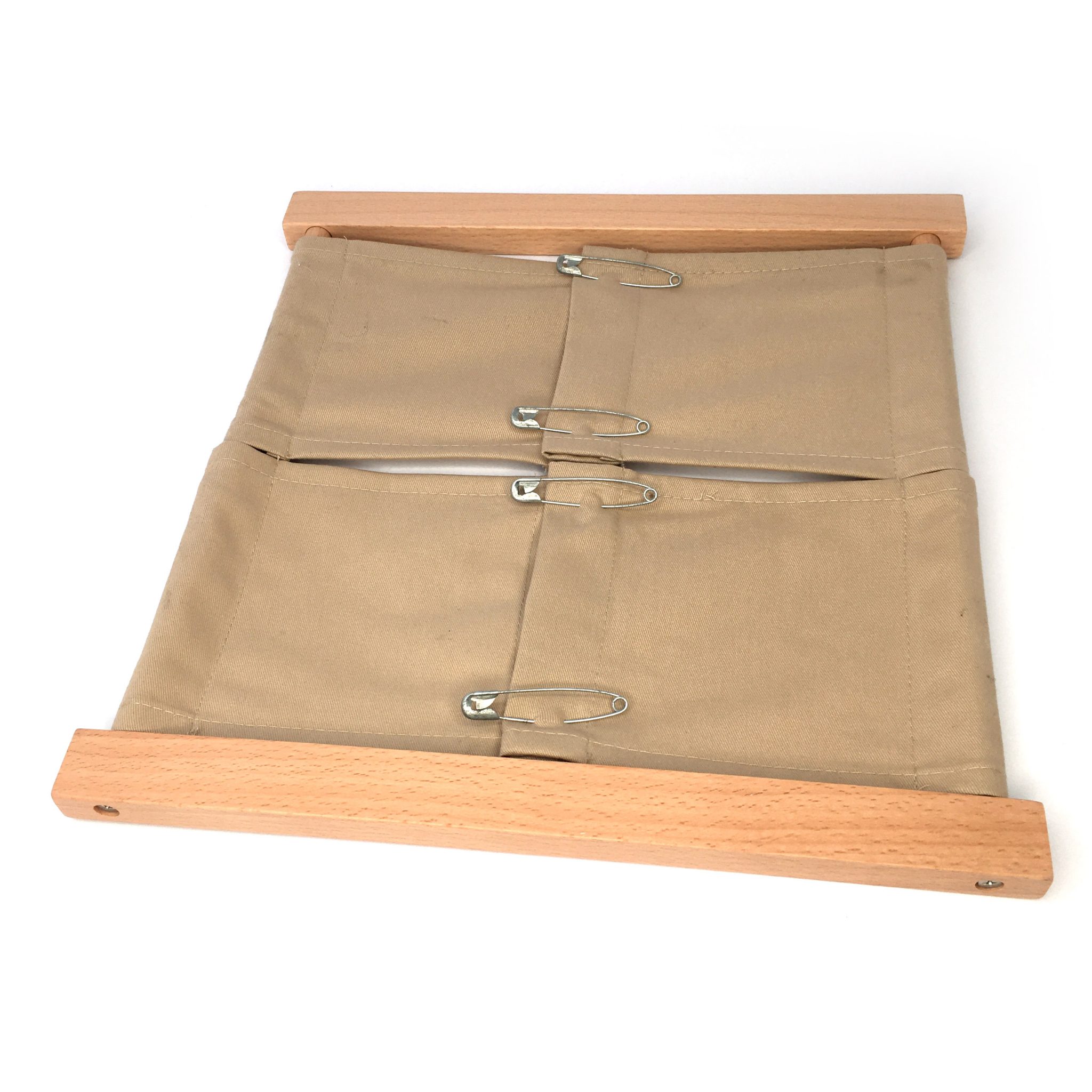 Safety Pins Dressing Frame - Childrens House learn to use a safety pin