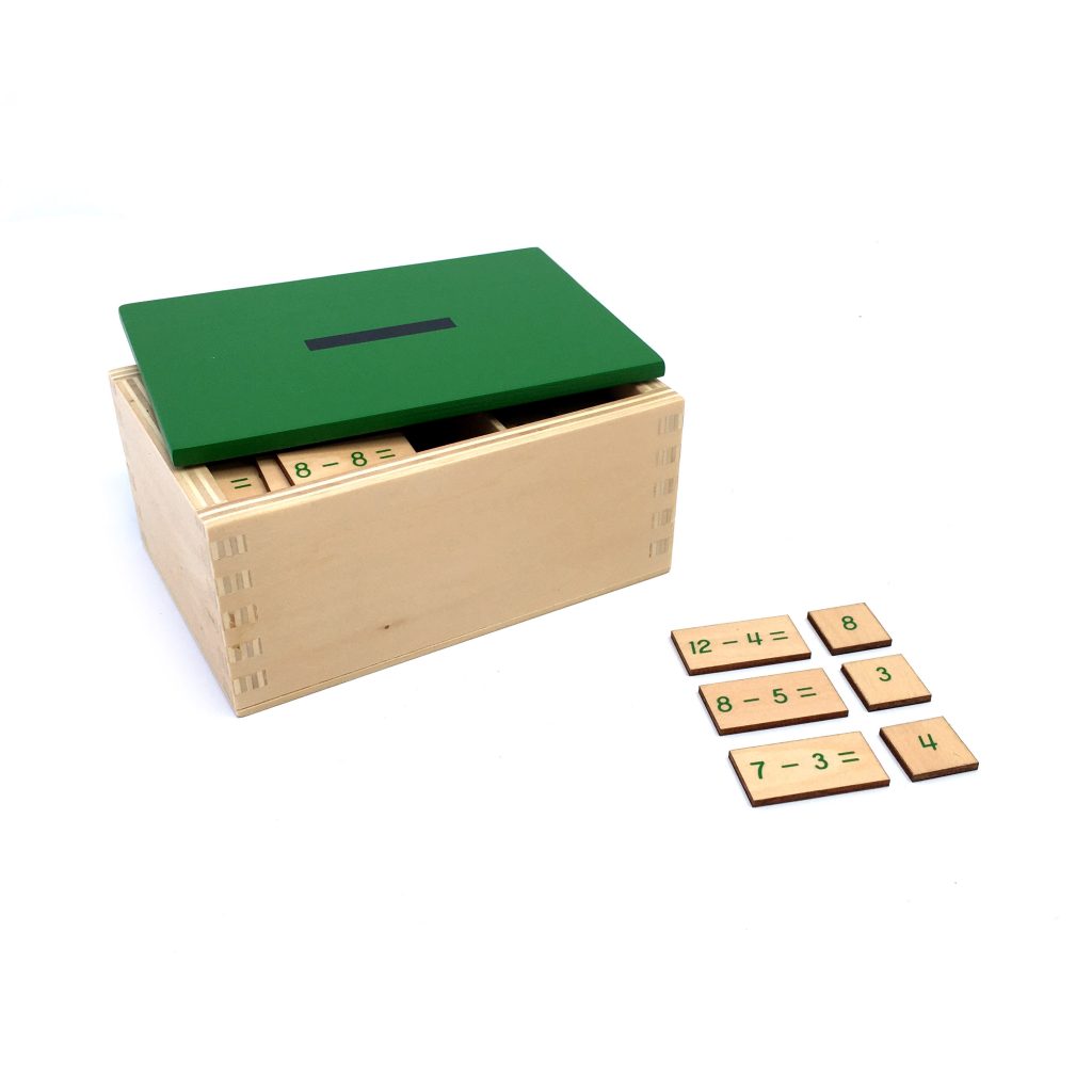 Subtraction Equations and Differences Box - Childrens House