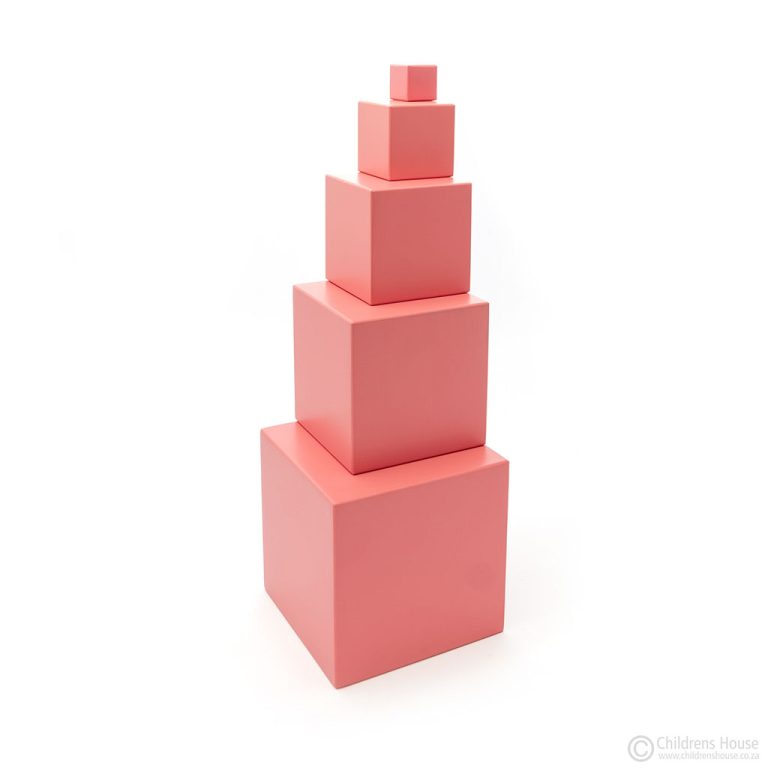 Toddler Pink Tower - Childrens House - based on the traditional full size