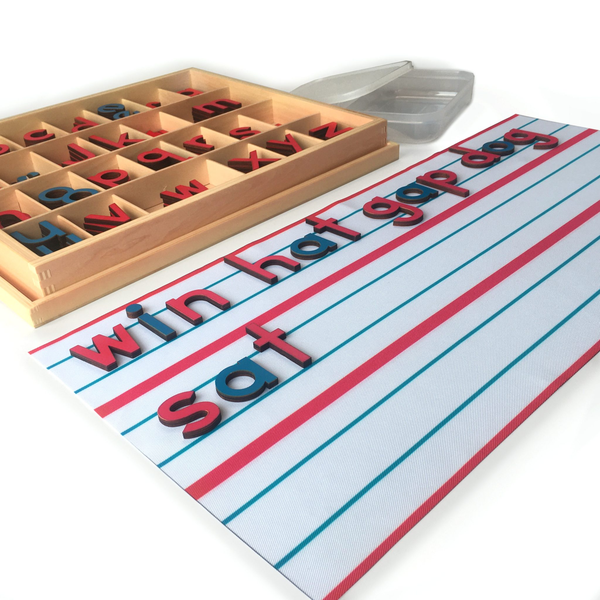 Mat for Small Movable Alphabet - Childrens House - recognise letter shape