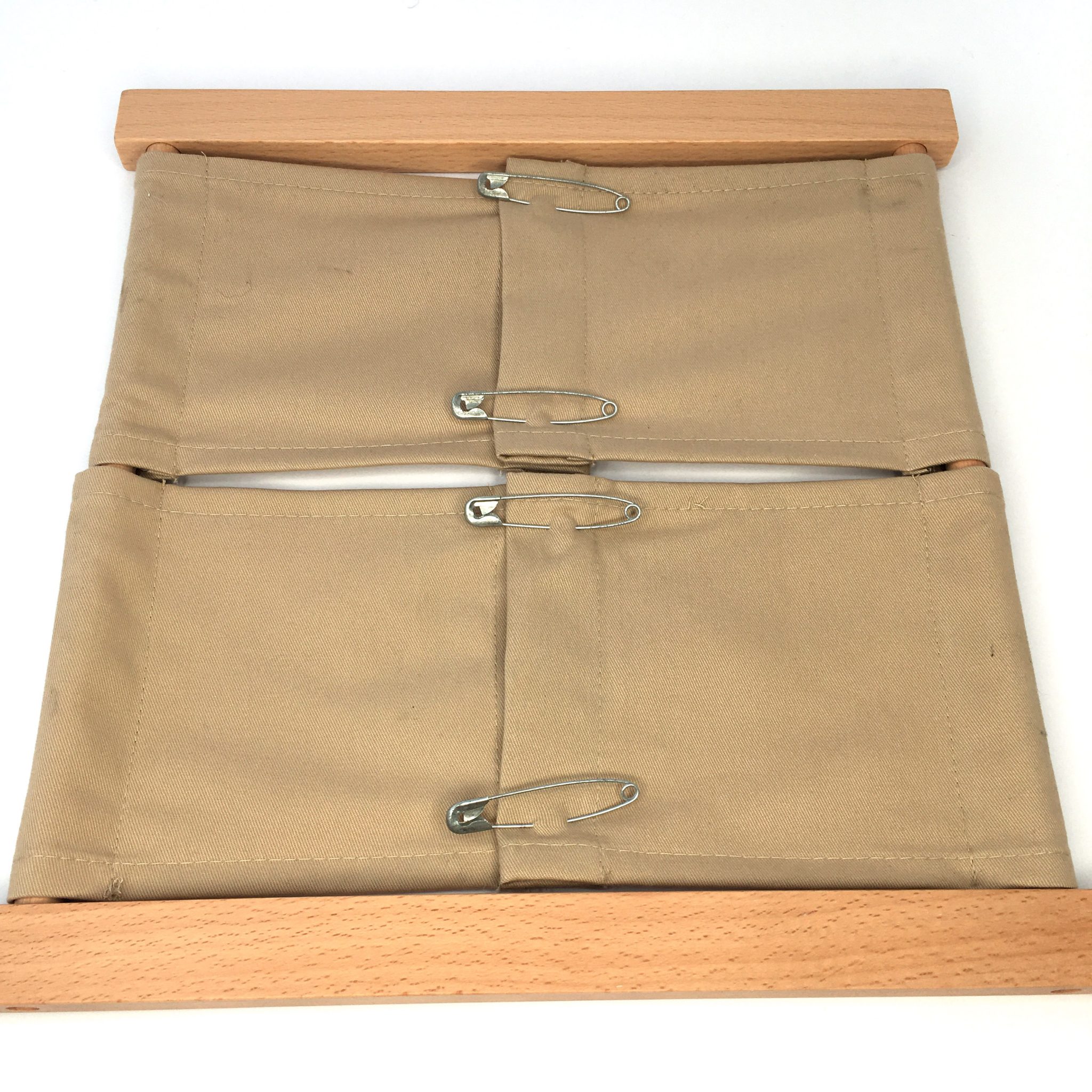 Safety Pins Dressing Frame - Childrens House learn to use a safety pin