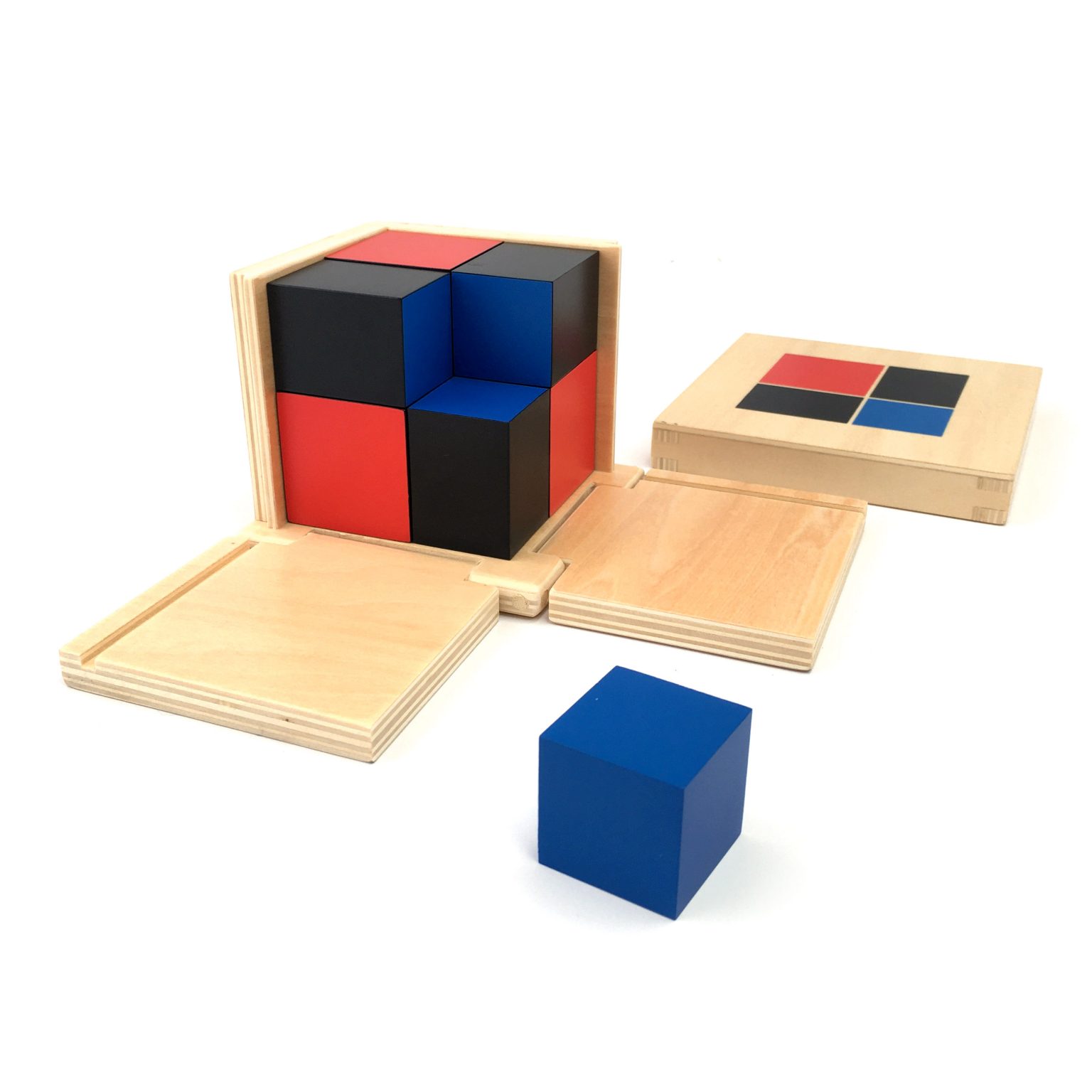 The Binomial Cube - Childrens House patterns and spatial relationships