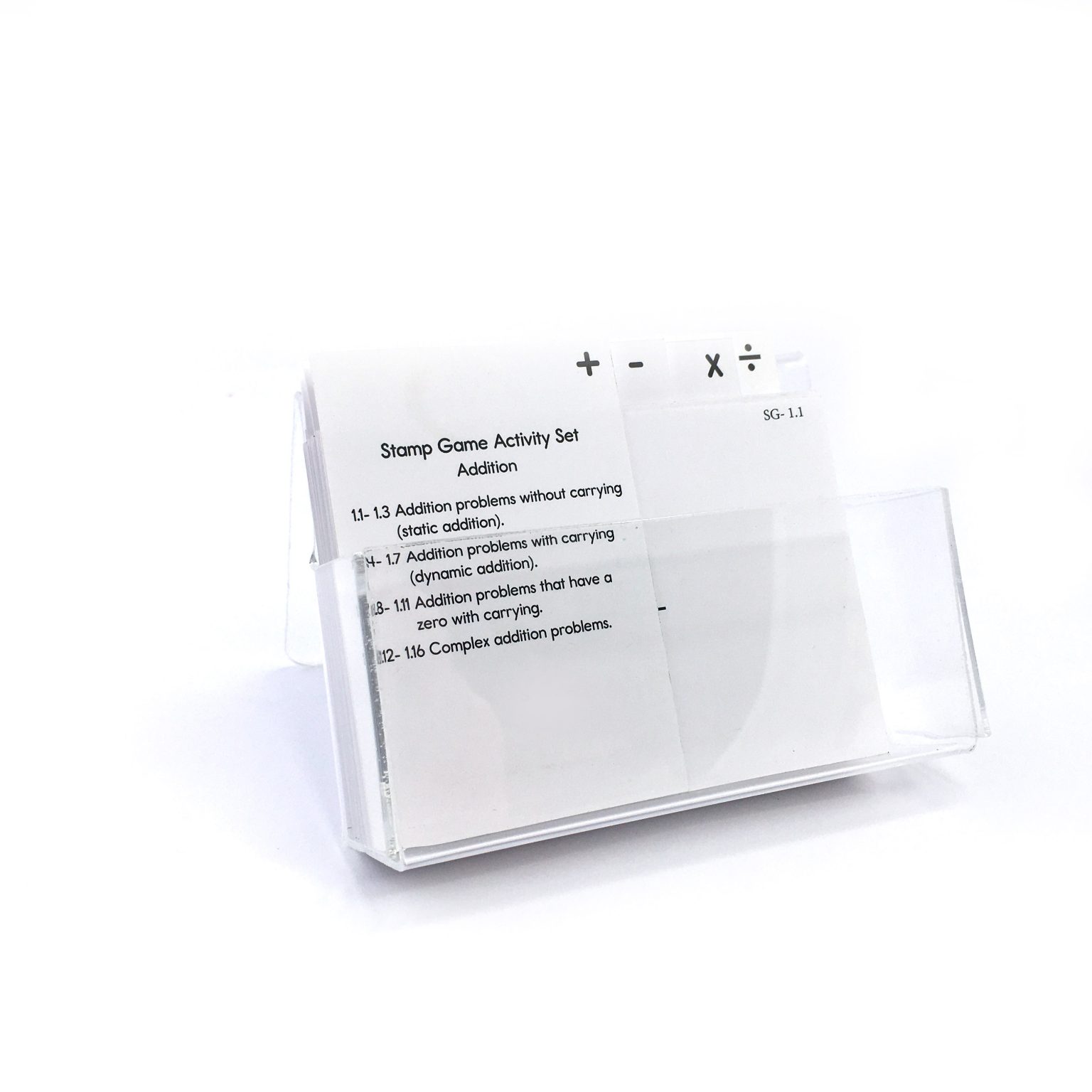 The Stamp Game - Childrens House Montessori Materials practice ...