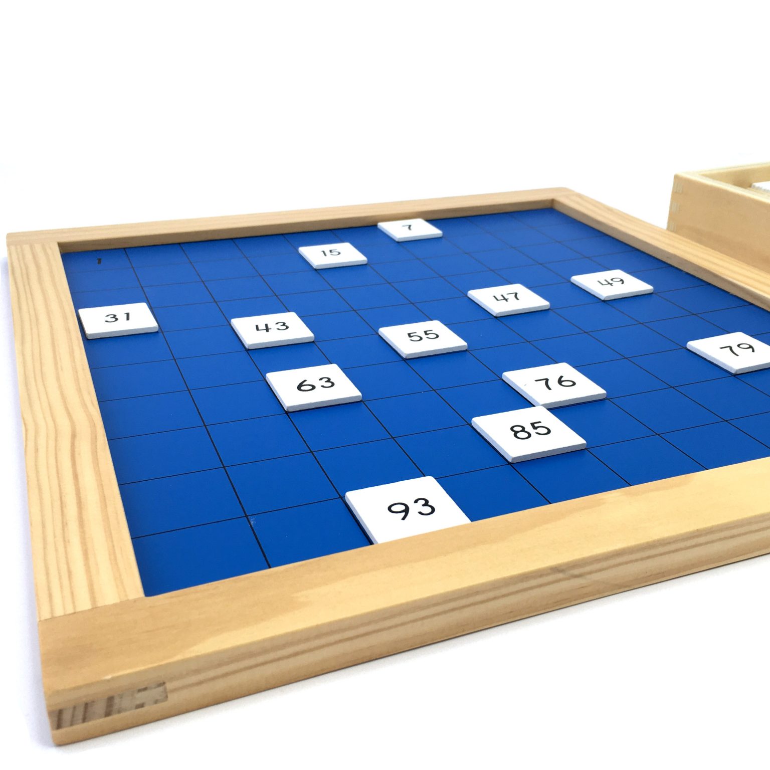 The Hundred Board - Childrens House teaches the sequence of 1 to 100.