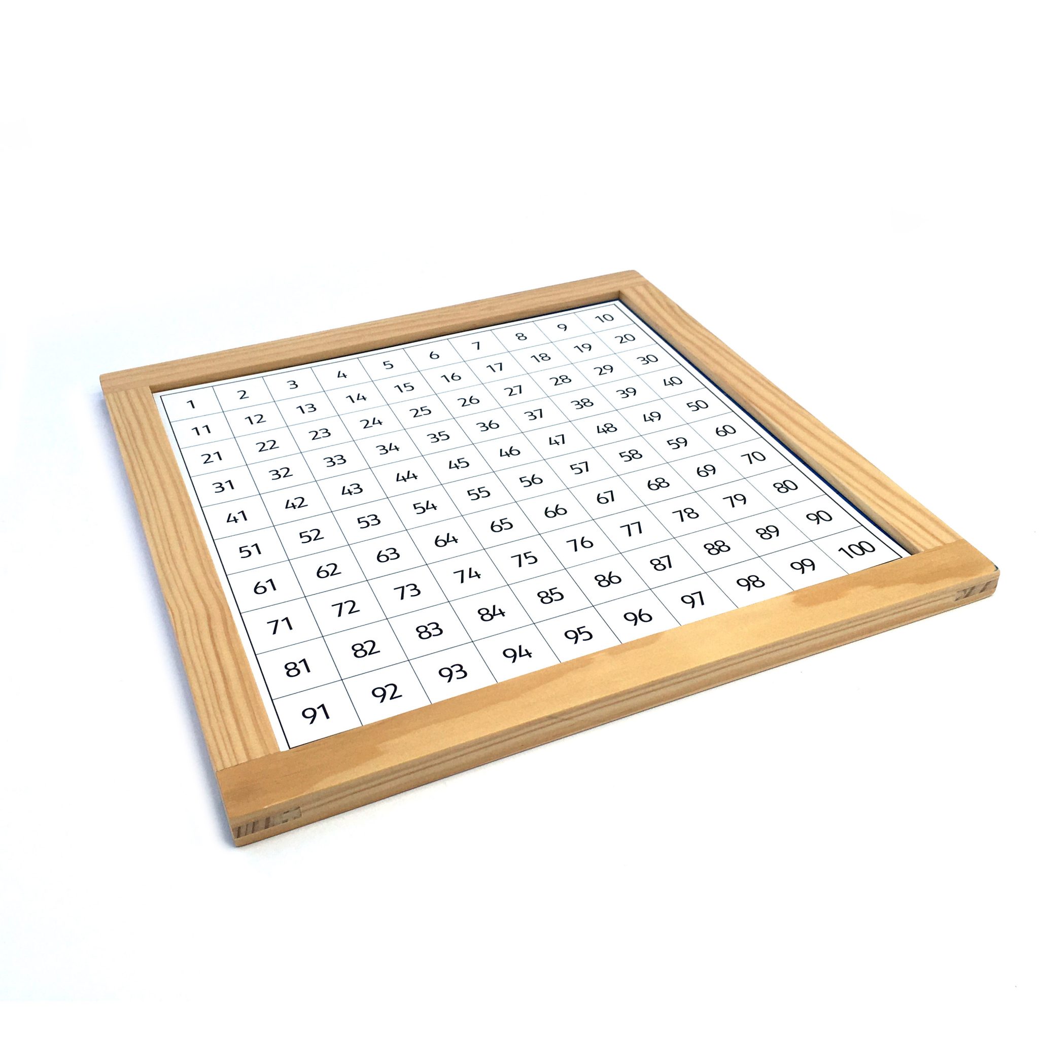 Control Chart for Hundred Board - Childrens House - teaching number ...