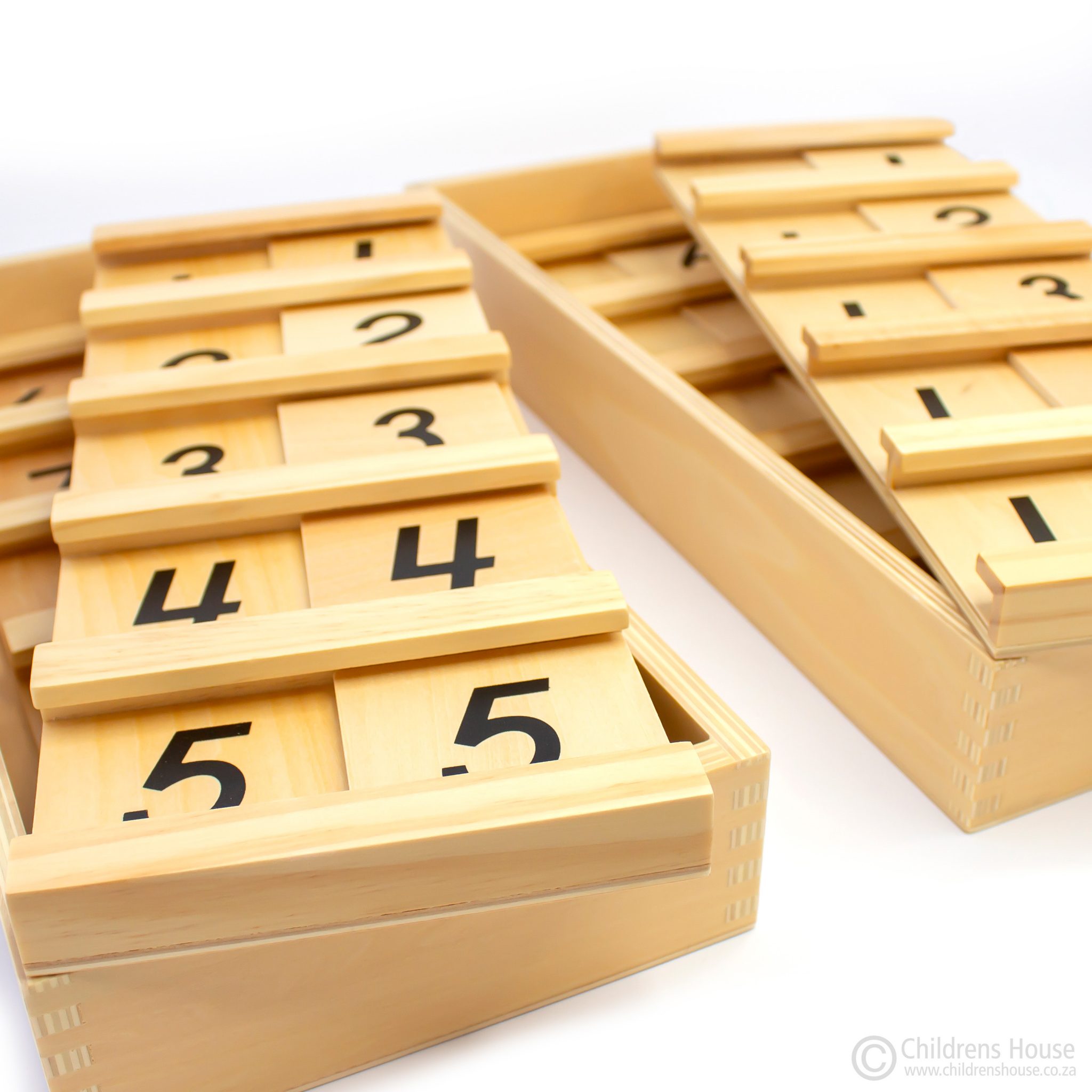 Teen and Ten Boards Set - Childrens House - Counting and sequencing