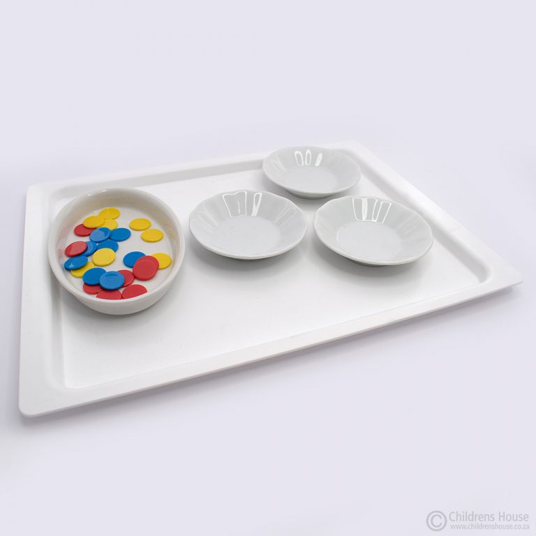 Round Counters 100pcs - 5 Colours - Childrens House Montessori ...