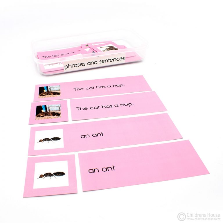 The Montessori Pink Reading Series - Childrens House reading starts here