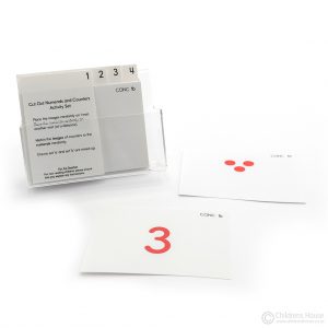 Cut-Out Numerals And Counters Activity Set - Childrens House for practice