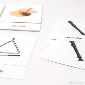 Musical Instruments in the Classroom - 3 Part Cards Childrens House