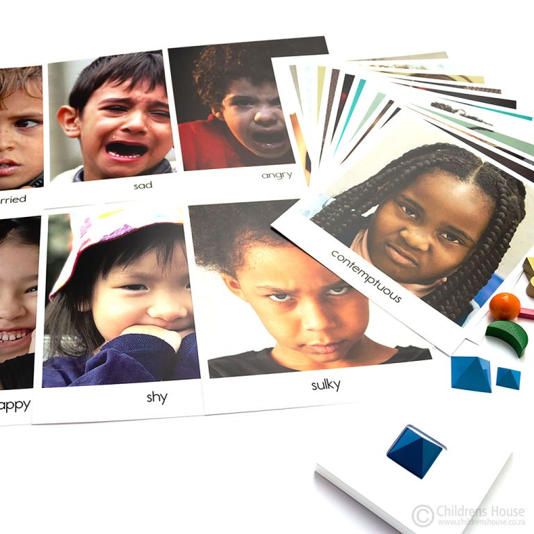 Facial Expression Cards - Childrens House - help your Child understand ...