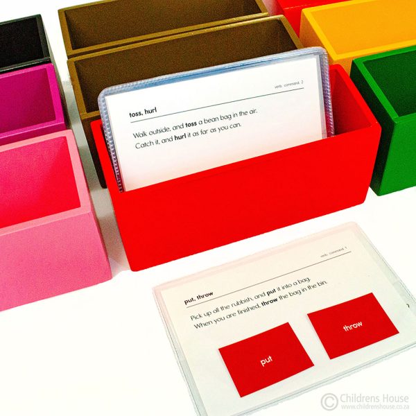 The Grammar Command Boxes - Childrens House