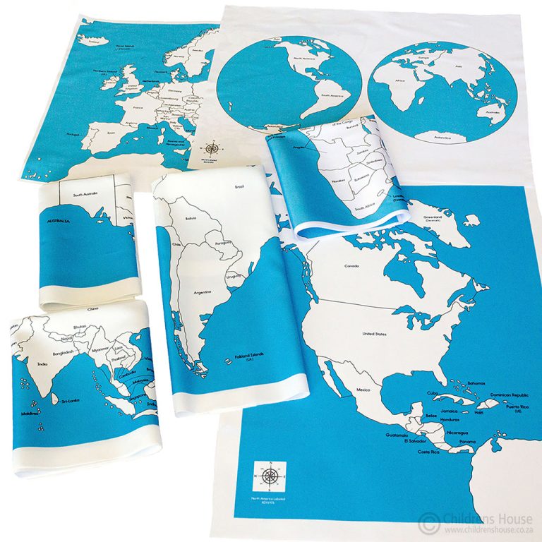 Continent Control Mat Bundle - Childrens House Montessori Materials